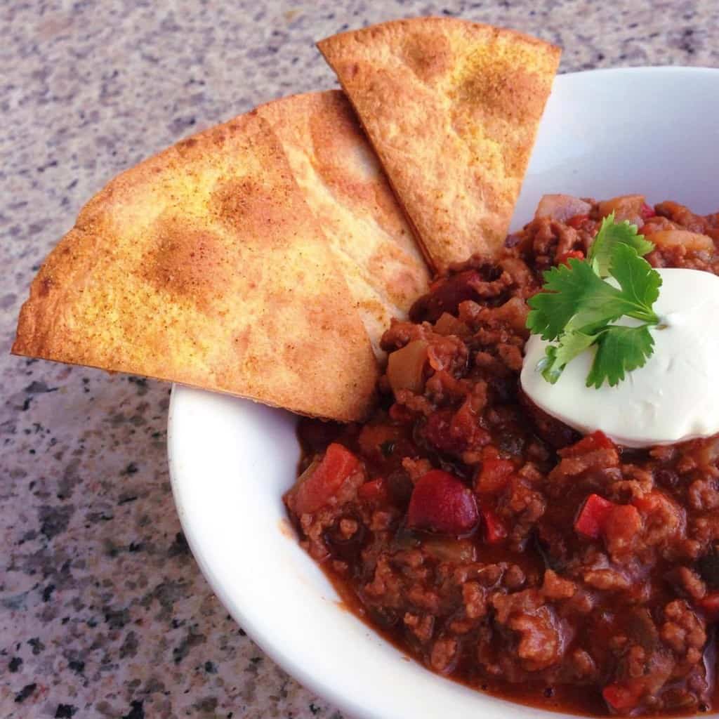 Homemade Baked Tortilla Chips | Don't Go Bacon My Heart