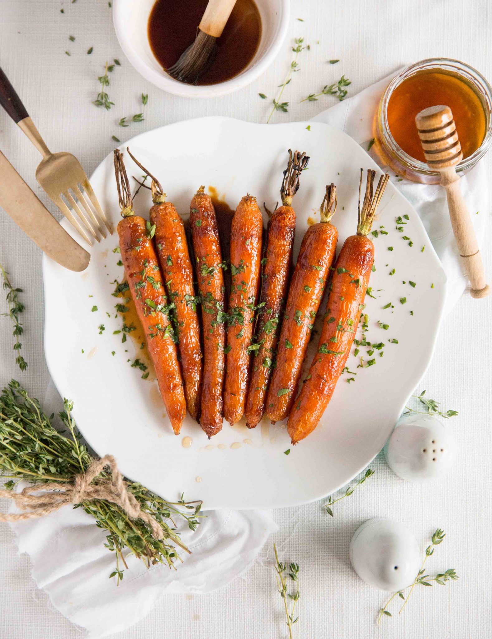 Honey Balsamic Roasted Carrots | Don't Go Bacon My Heart