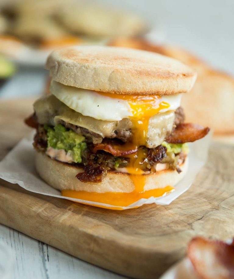The Ultimate Breakfast Burgers | Don't Go Bacon My Heart