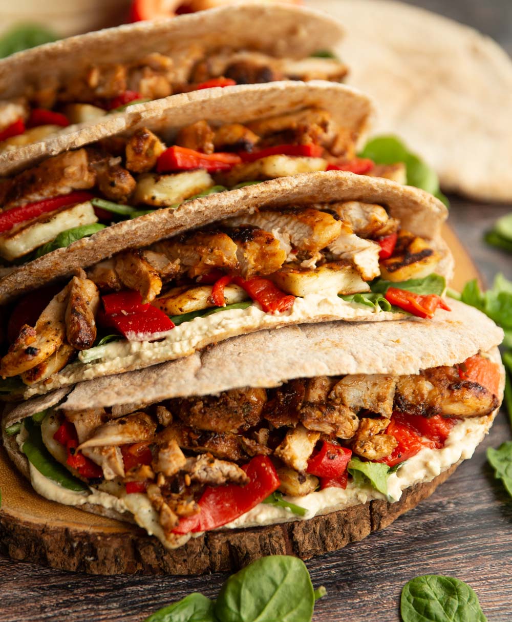 Peri Peri Chicken Pitas | Don't Go Bacon My Heart