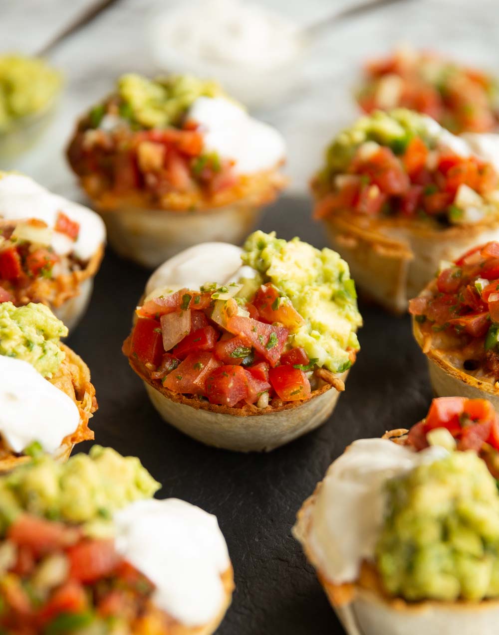 Mini Burrito Tortilla Cups | Don't Go Bacon My Heart
