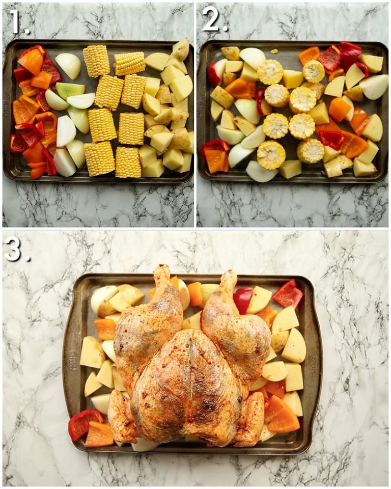 Chipotle Roasted Chicken (Tray Bake Dinner!) | Don't Go Bacon My Heart