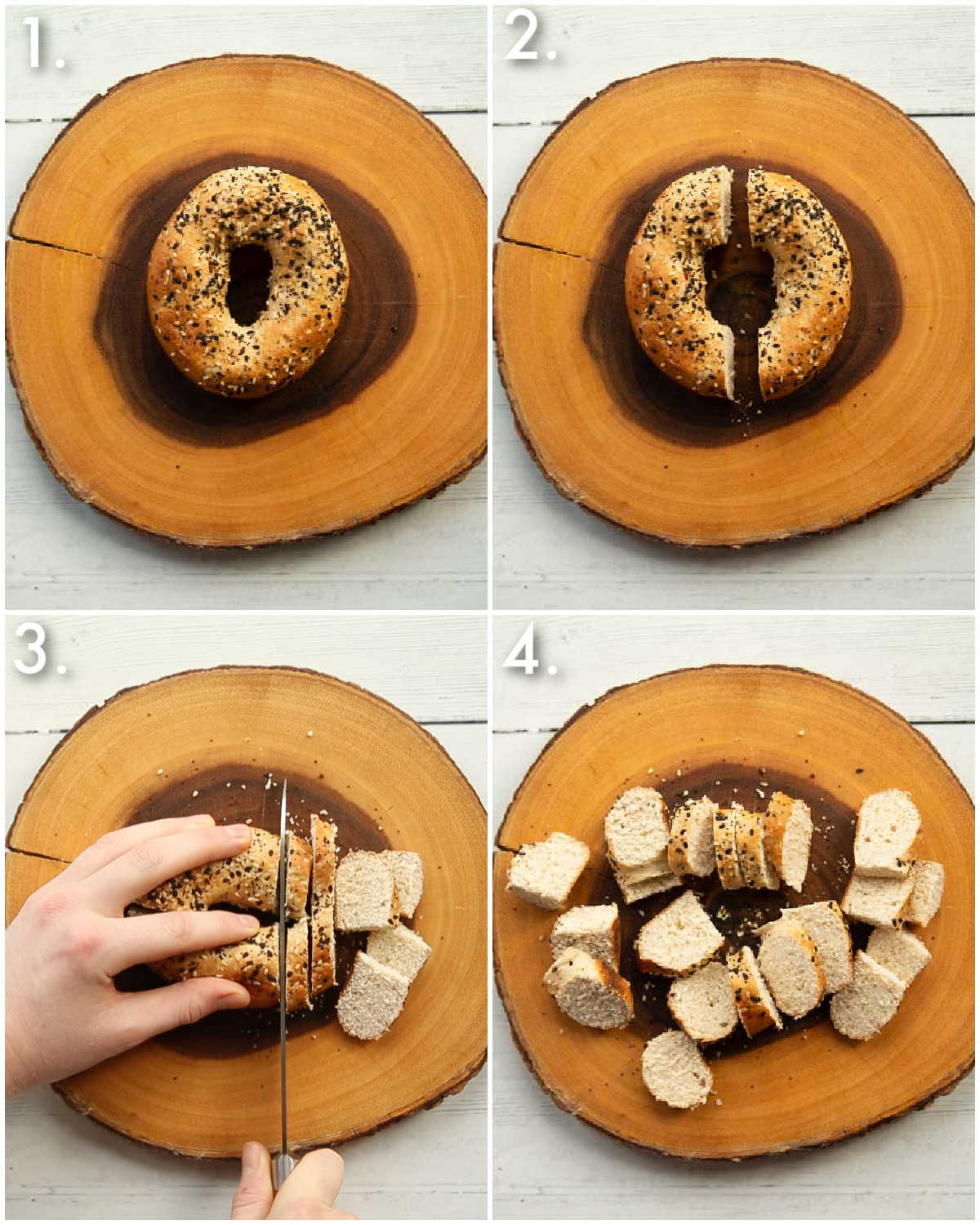 Bagel Chips (Baked or Air Fried!) | Don't Go Bacon My Heart