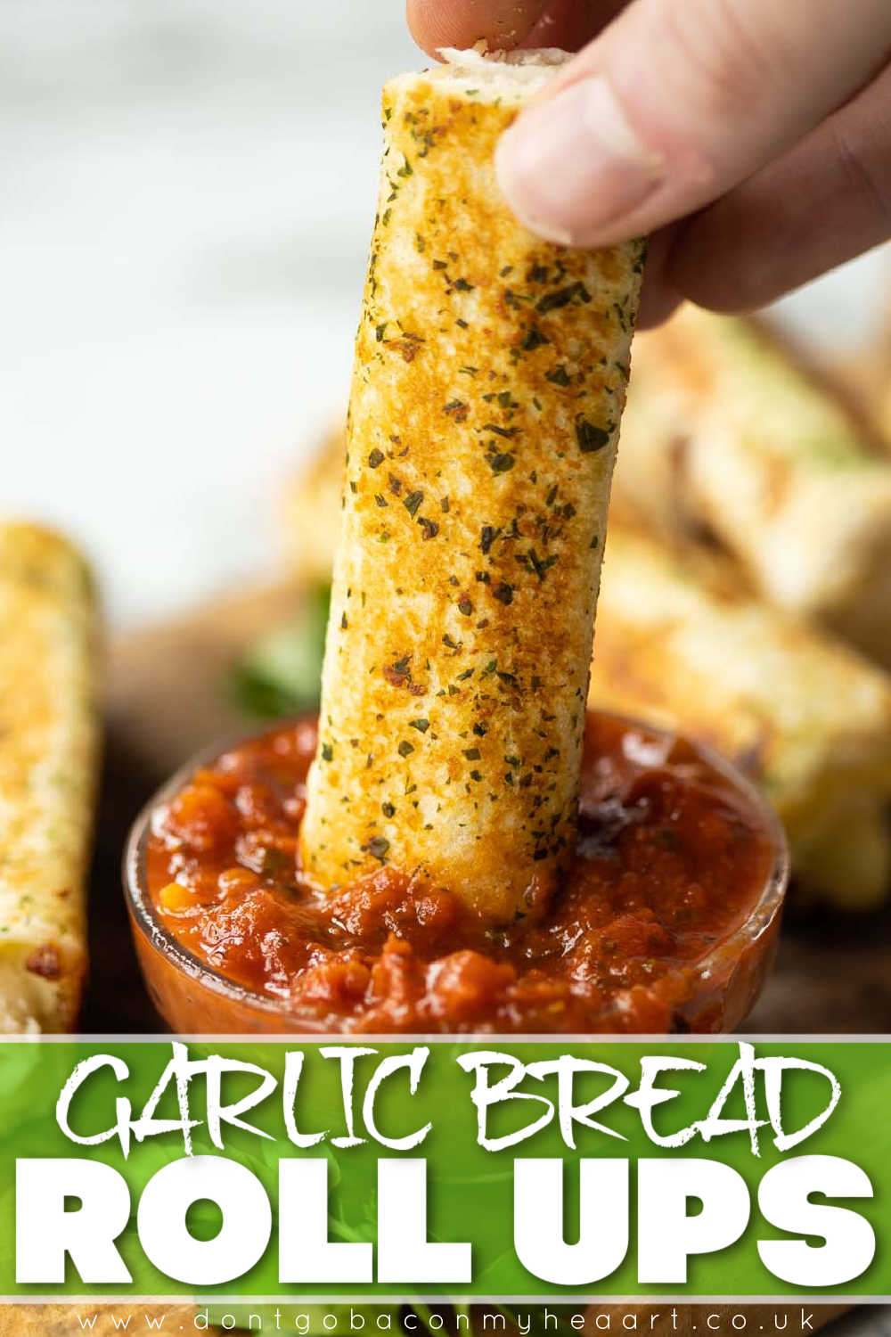 Garlic Bread Roll Ups | Don't Go Bacon My Heart
