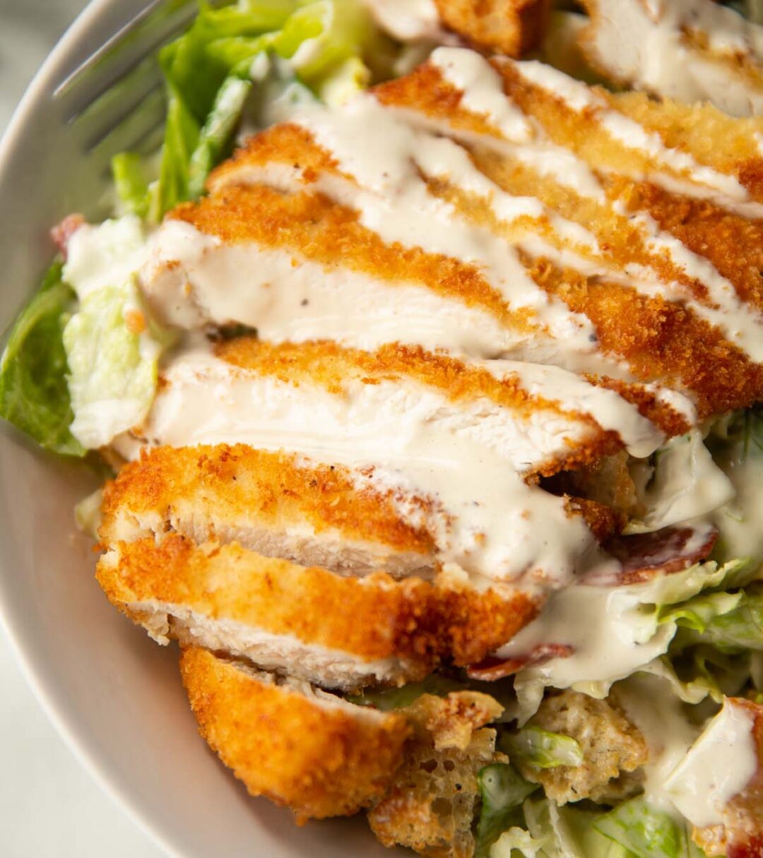 EXTRA Crispy Chicken Caesar Salad | Don't Go Bacon My Heart
