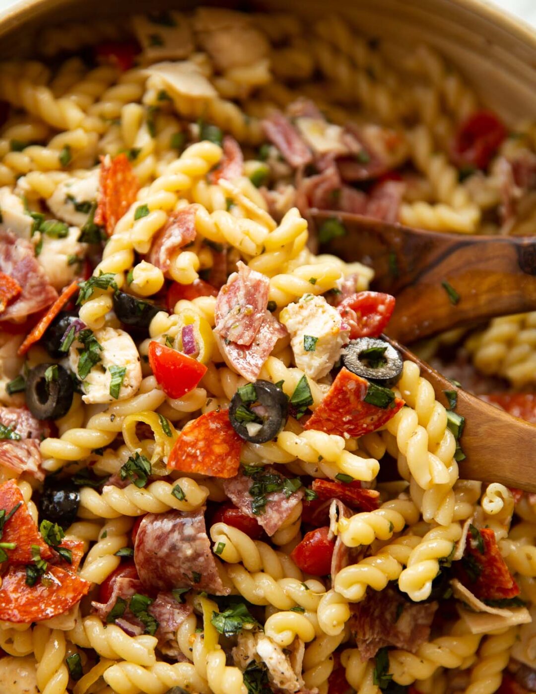 Italian Sub Pasta Salad | Don't Go Bacon My Heart