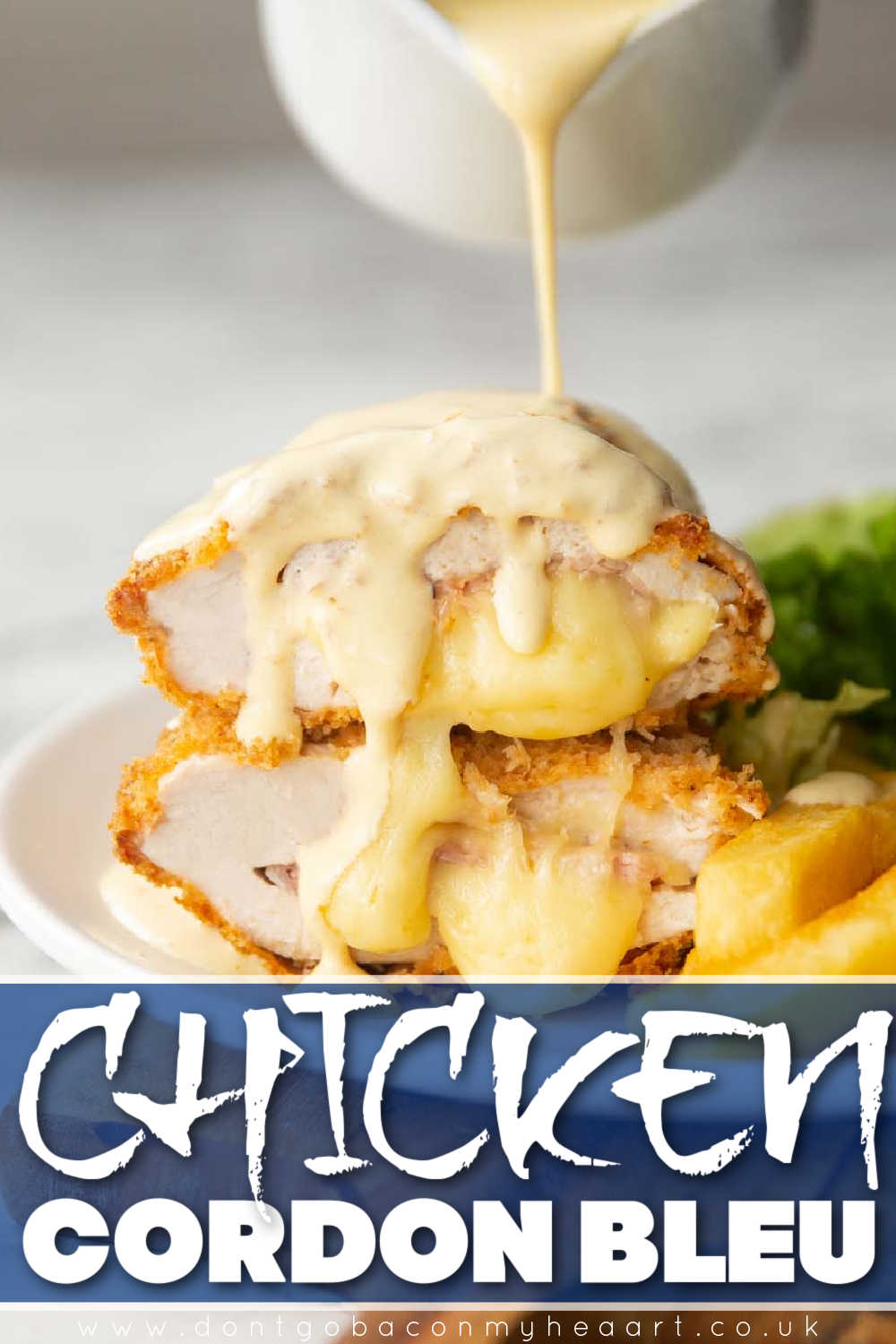 Baked Chicken Cordon Bleu | Don't Go Bacon My Heart