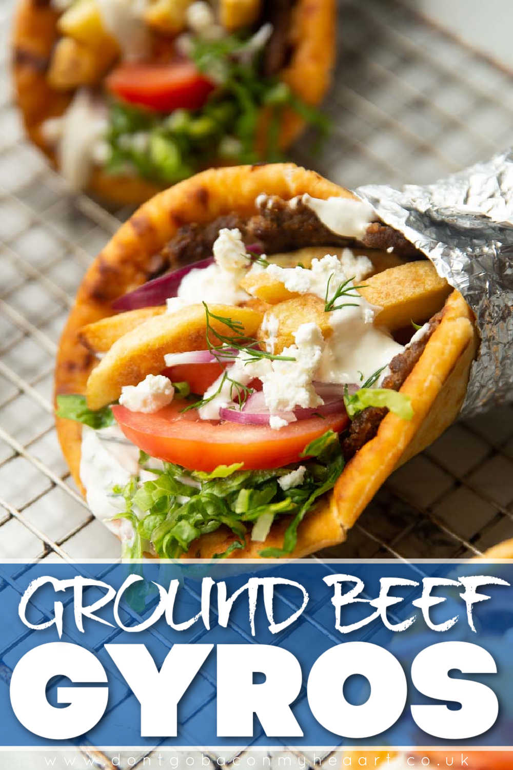 Ground Beef Gyros (Smash Gyros!) | Don't Go Bacon My Heart