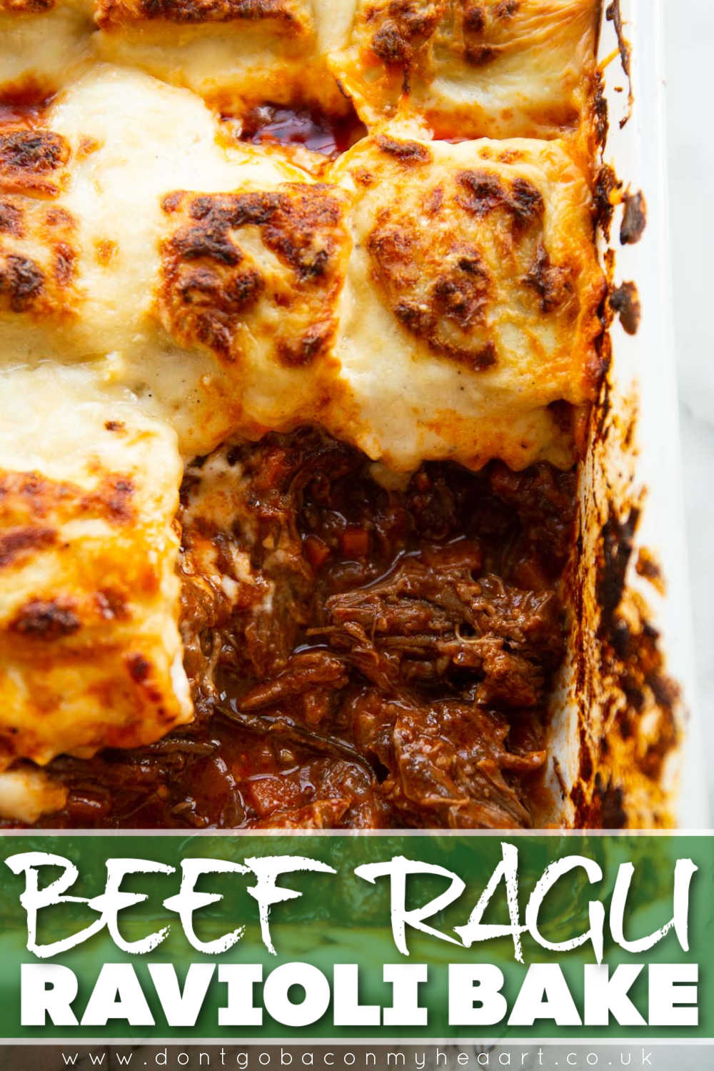 Beef Ragu Ravioli Bake | Don't Go Bacon My Heart