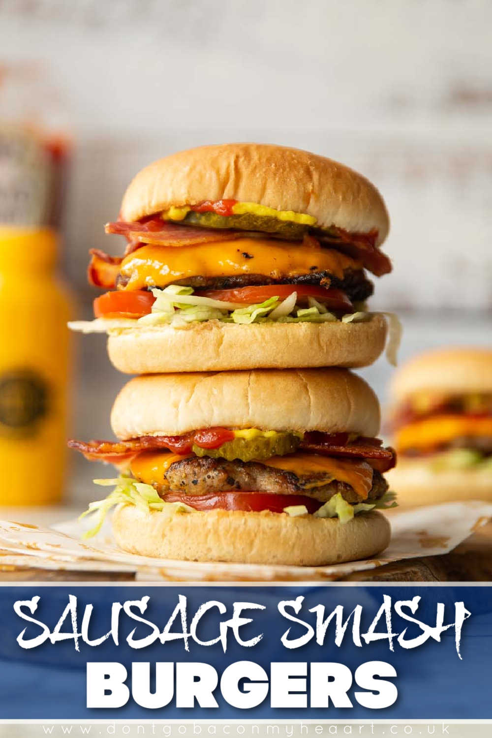 Sausage Smash Burgers | Don't Go Bacon My Heart