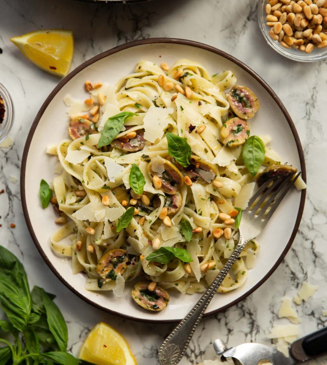 Delicious Olive Pasta | Don't Go Bacon My Heart