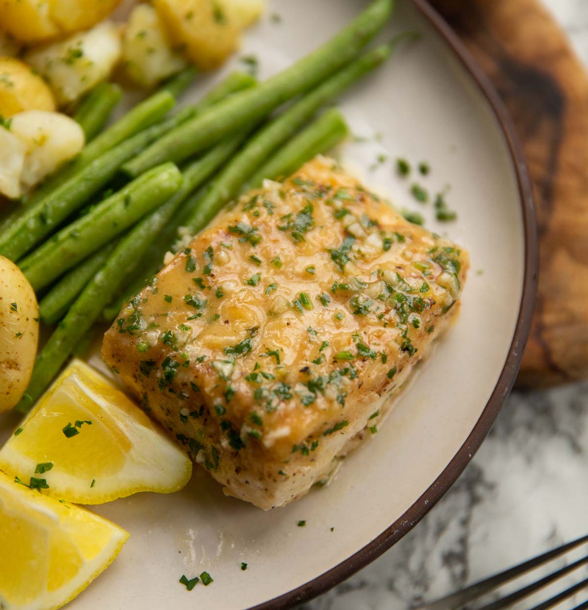 Garlic Butter Cod | Don't Go Bacon My Heart