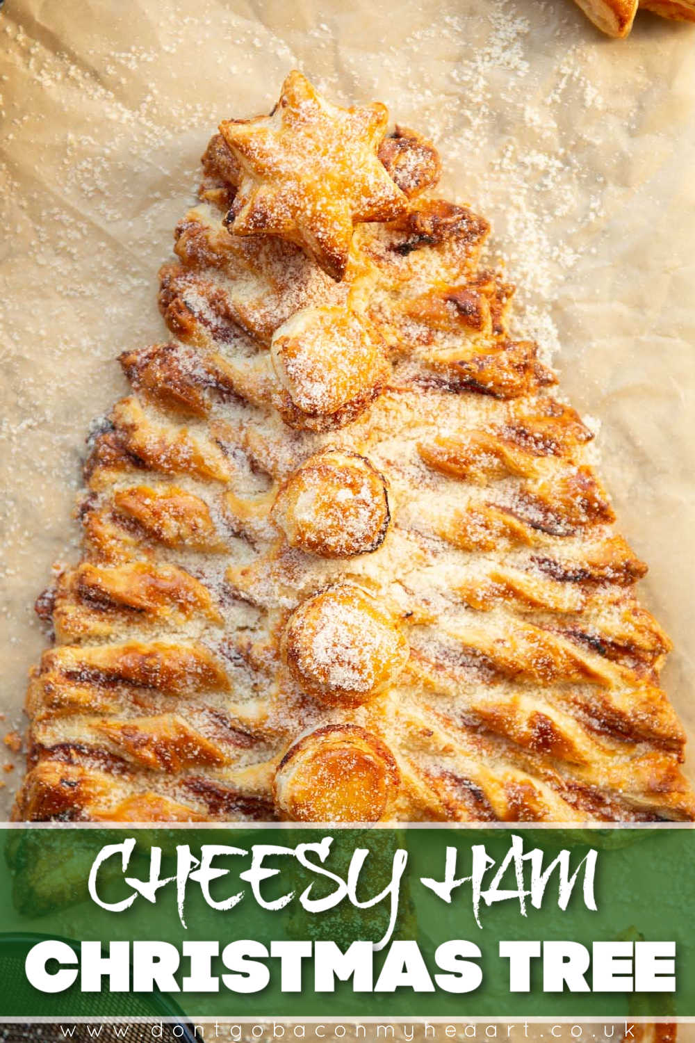 Cheesy Ham Puff Pastry Christmas Tree | Don't Go Bacon My Heart