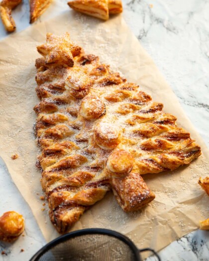 Cheesy Ham Puff Pastry Christmas Tree | Don't Go Bacon My Heart