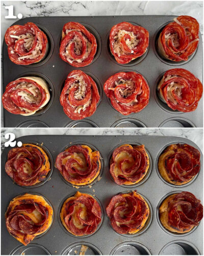 Pepperoni Pizza Roses | Don't Go Bacon My Heart