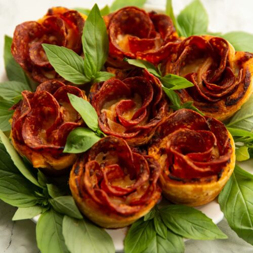Pepperoni Pizza Roses | Don't Go Bacon My Heart