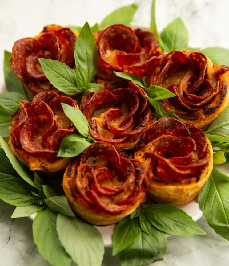 Pepperoni Pizza Roses | Don't Go Bacon My Heart