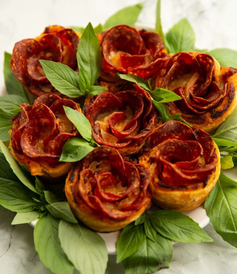 Pepperoni Pizza Roses | Don't Go Bacon My Heart