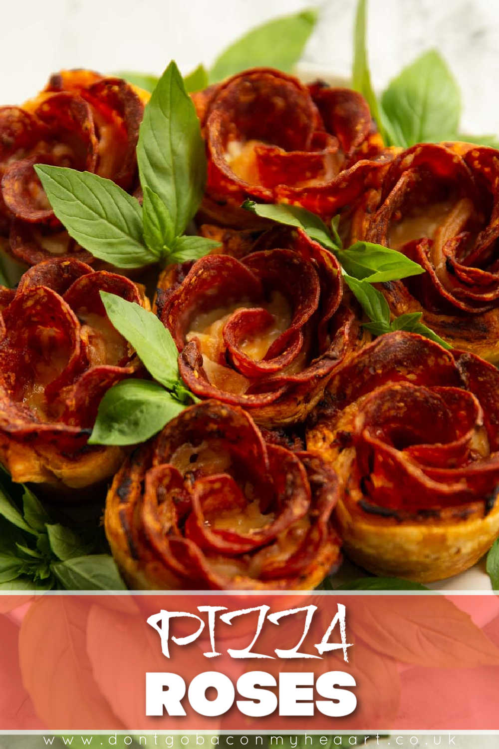 Pepperoni Pizza Roses | Don't Go Bacon My Heart