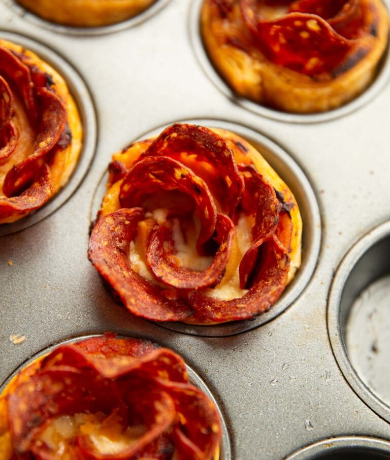 Pepperoni Pizza Roses | Don't Go Bacon My Heart
