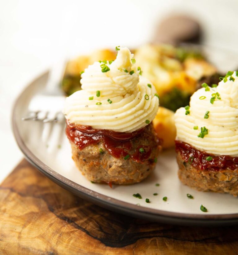 Mini Meatloaves (Meatloaf Cupcakes) | Don't Go Bacon My Heart