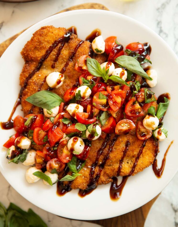Crispy Caprese Chicken | Don't Go Bacon My Heart