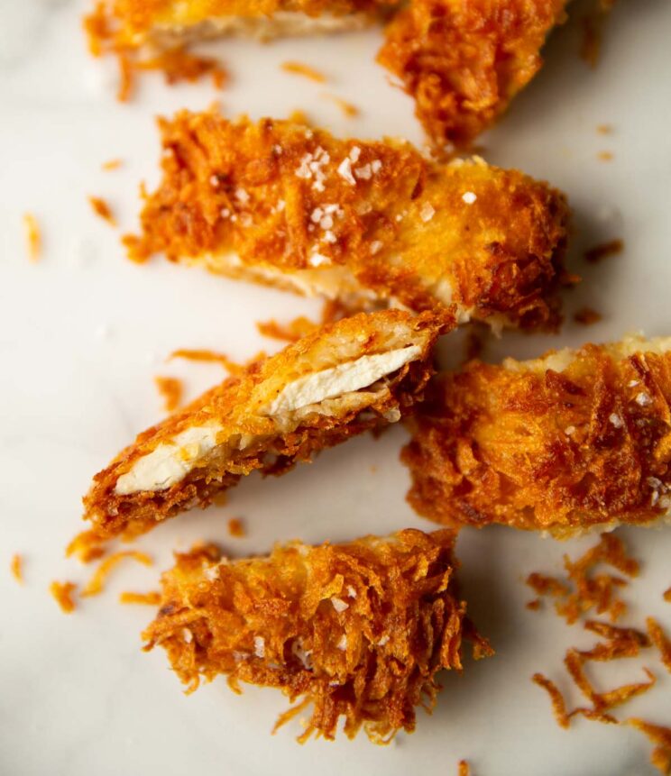 Hash Brown Chicken Cutlets (Potato Crusted Chicken) | Don't Go Bacon My ...